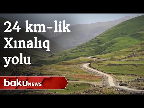 Yeni Xınalıq yolunun 24 km-lik Alpan-Susay hissəsinin tikintisi yekunlaşıb
