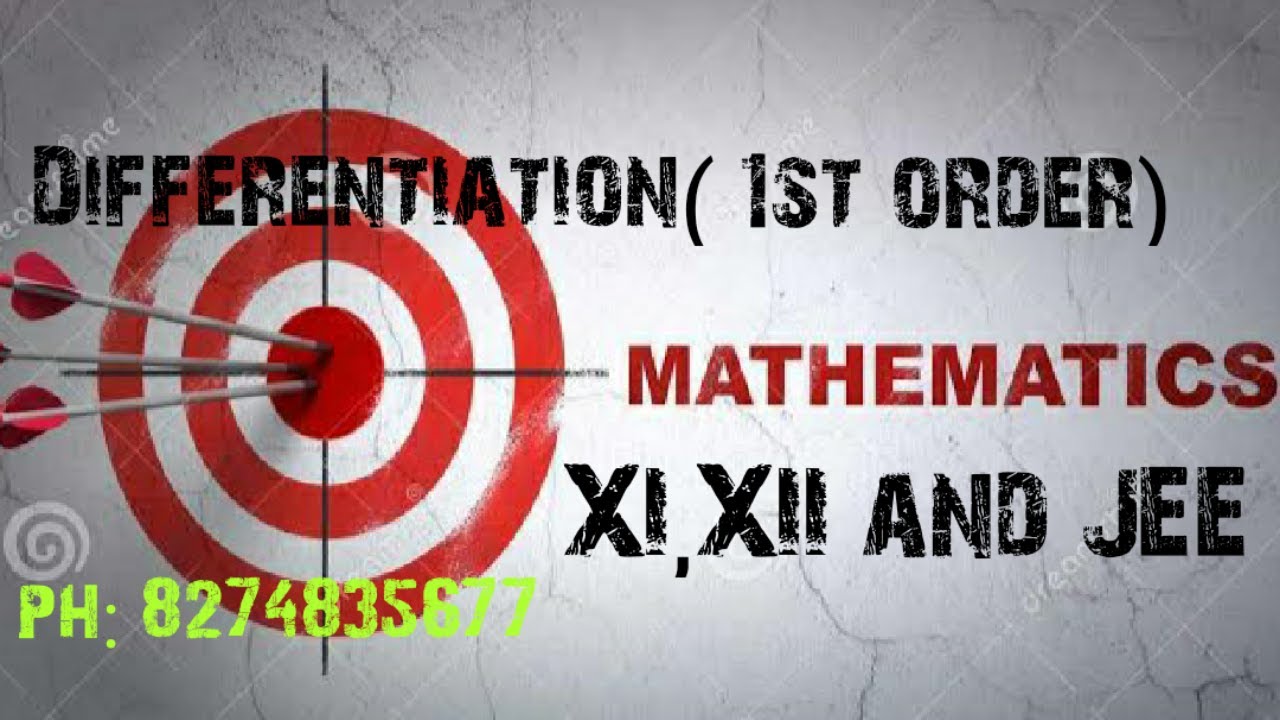 Differentiation (problem and it's solution) - YouTube