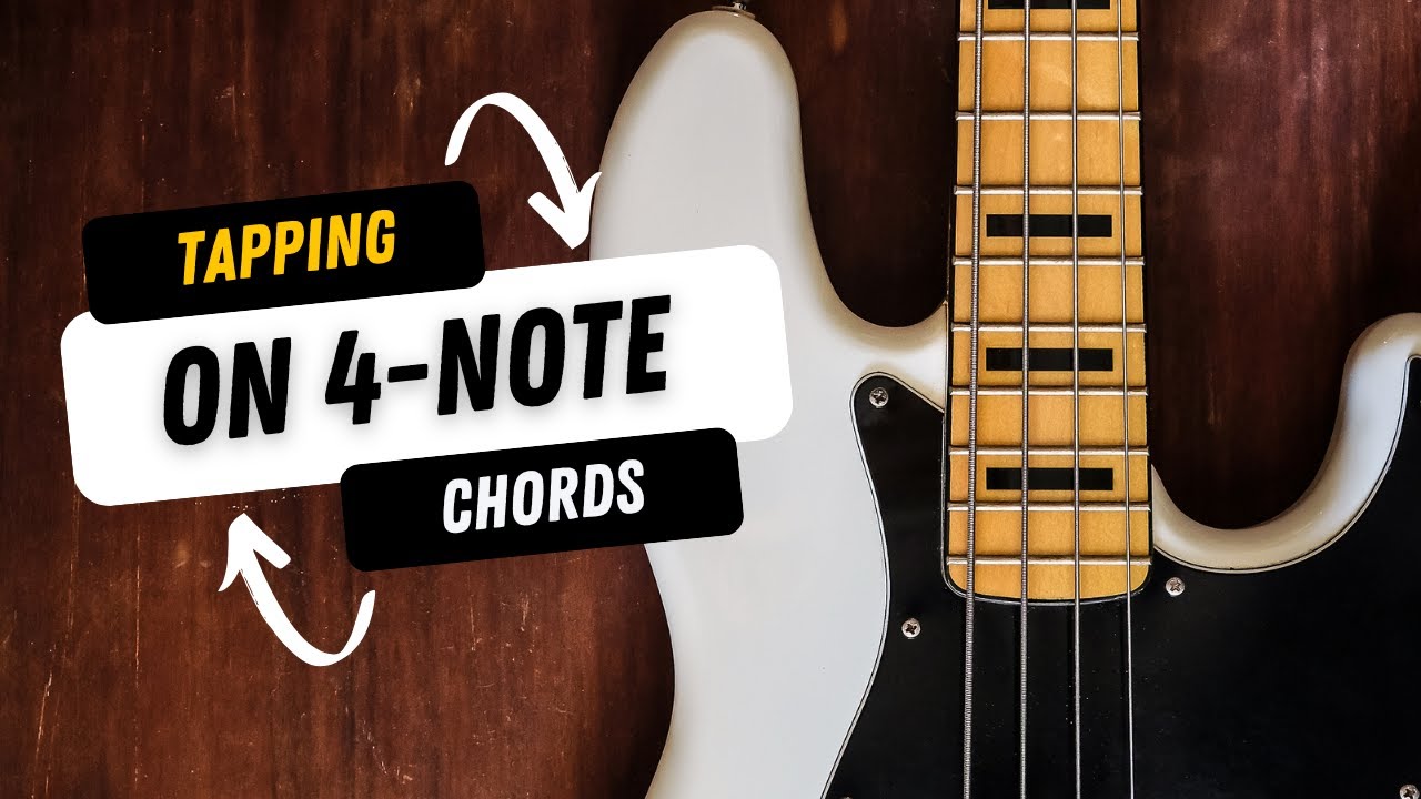 Tapping on 4- note chords.(Bass Guitar) - YouTube