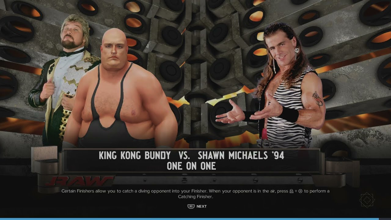 WWE 2K24 Shawn Michaels VS King Kong Bundy - YouTube