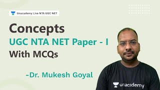 Important Concepts Of Ict With Mcqs By Dr Mukesh Goyal Nta Ugc Net Unacademy Live Unacademy Live ...