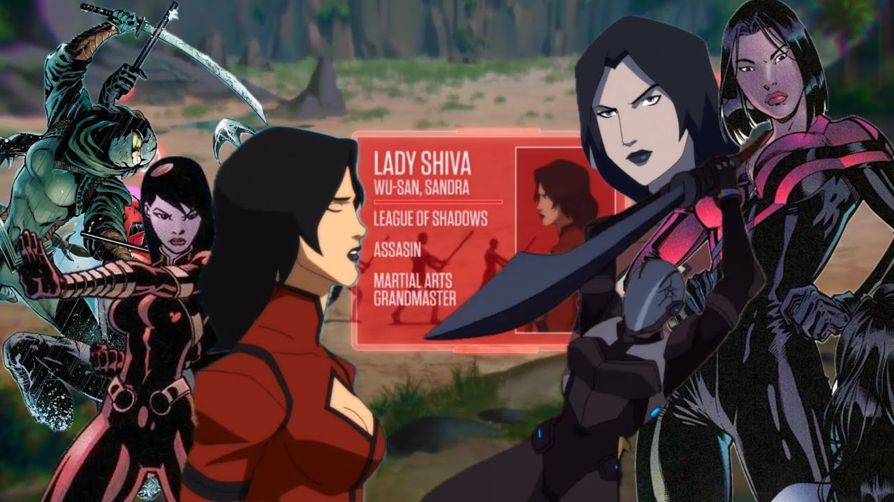 Lady Shiva - All Scenes (Young Justice S3) - YouTube