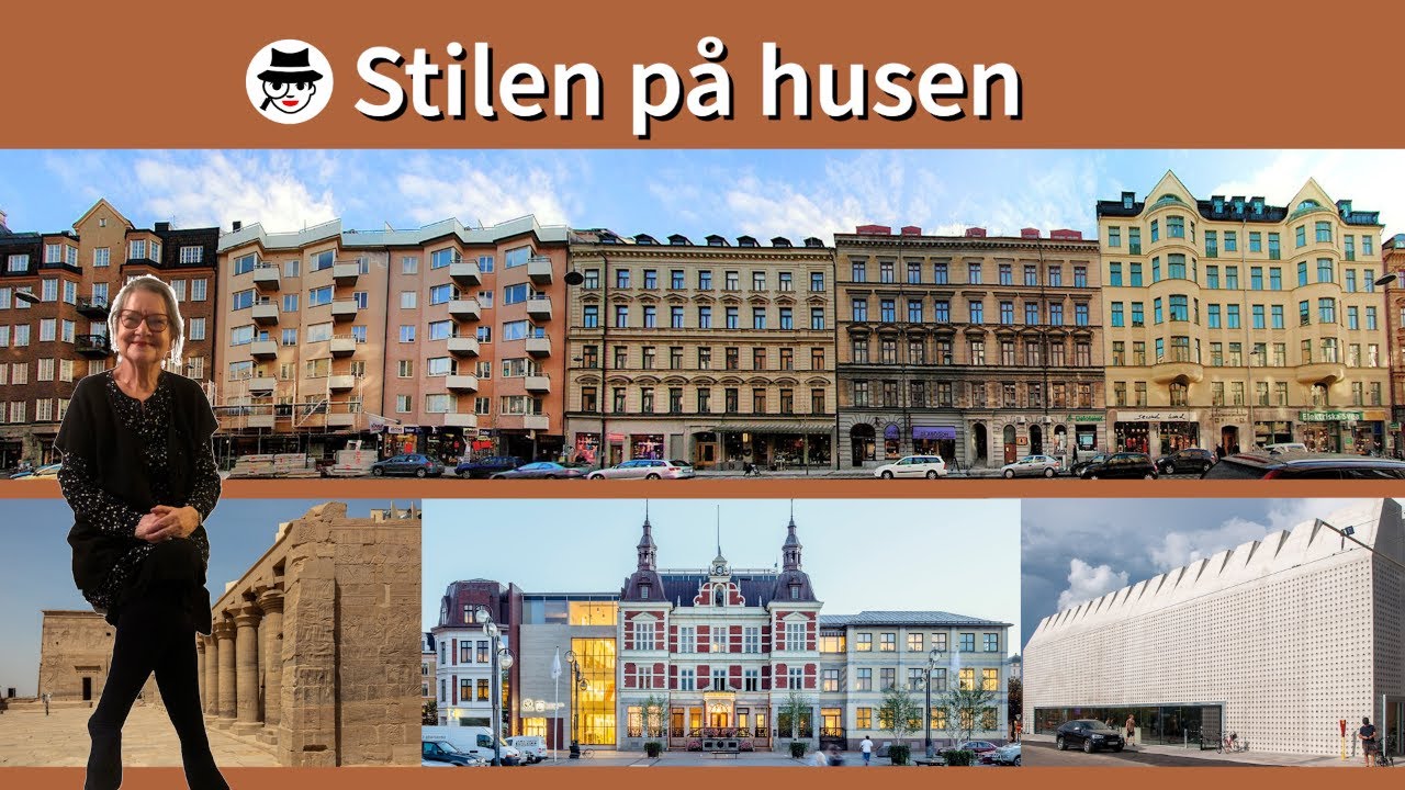 Stilen på husen - arkitekturhistoria - YouTube