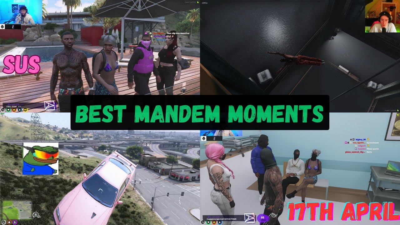 Best/Funniest/SUS MANDEM Moments (From April 17) | Yes There Were Many ...