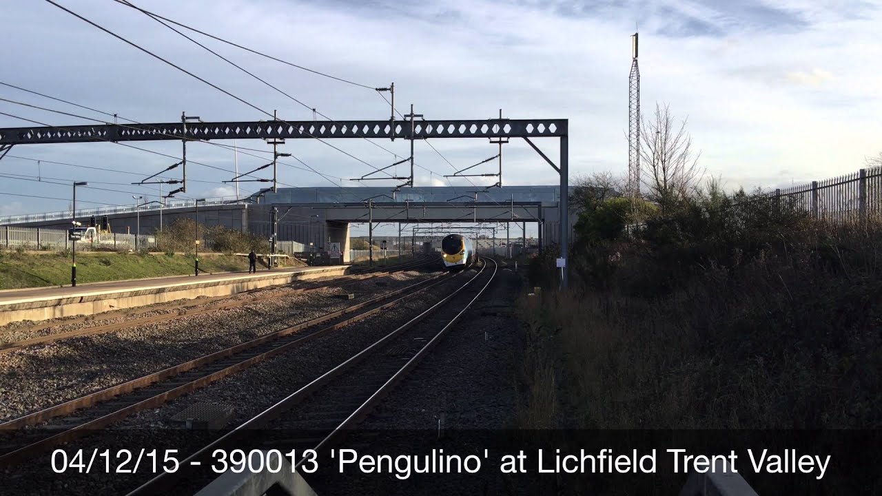 Virgin Trains Penguilino 390013 at Lichfield Trent Valley 04/12/15 ...