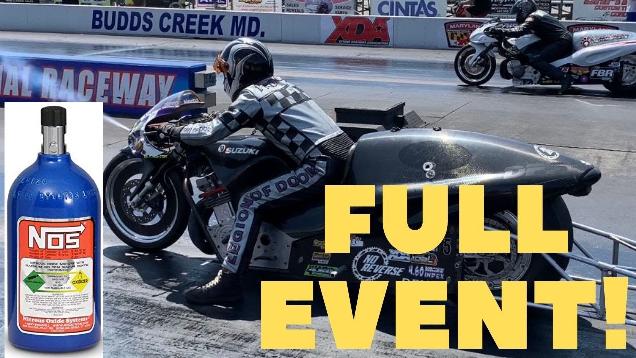 NITROUS POWER! FULL EVENT THRILLING BIG MOTOR NOS and TURBO 4.60 DRAG ...