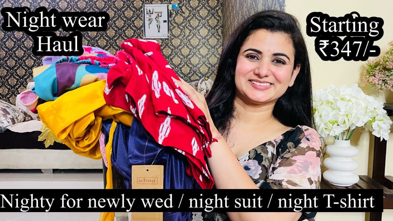 Must Have Night Wear Haul, Cotton Night Suit, Nighty, Co-Ord Set, Gown ...
