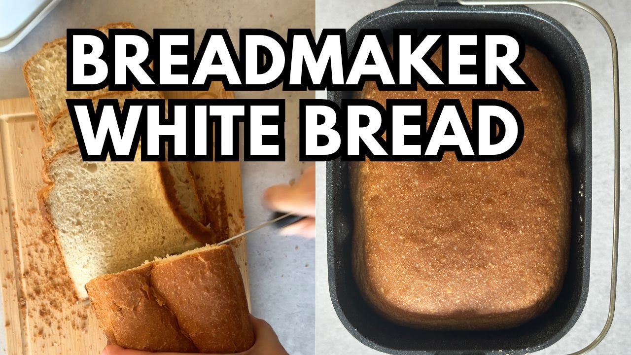 Bread Maker White Bread Recipe (In A Panasonic Bread Maker) - YouTube