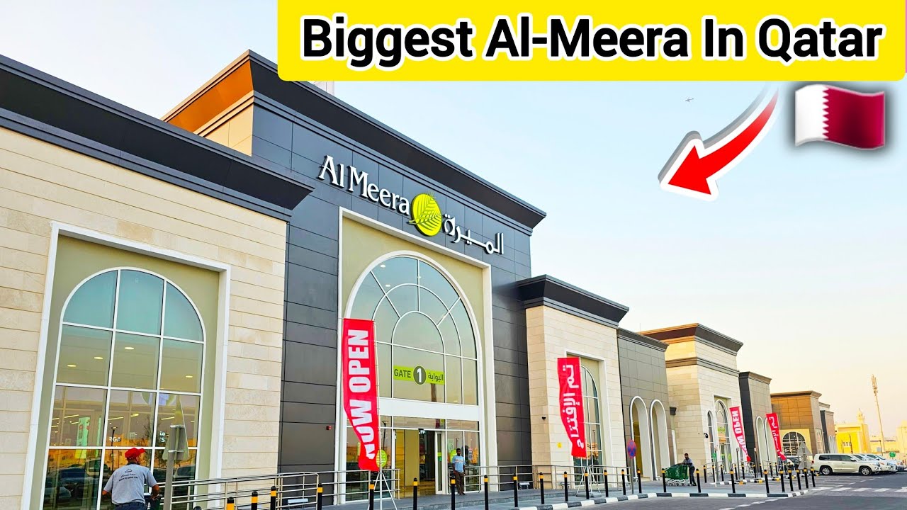 Biggest Al-Meera Branch In Qatar 🇶🇦 Grocery Shopping Mall 🛍 Ain Khalid ...