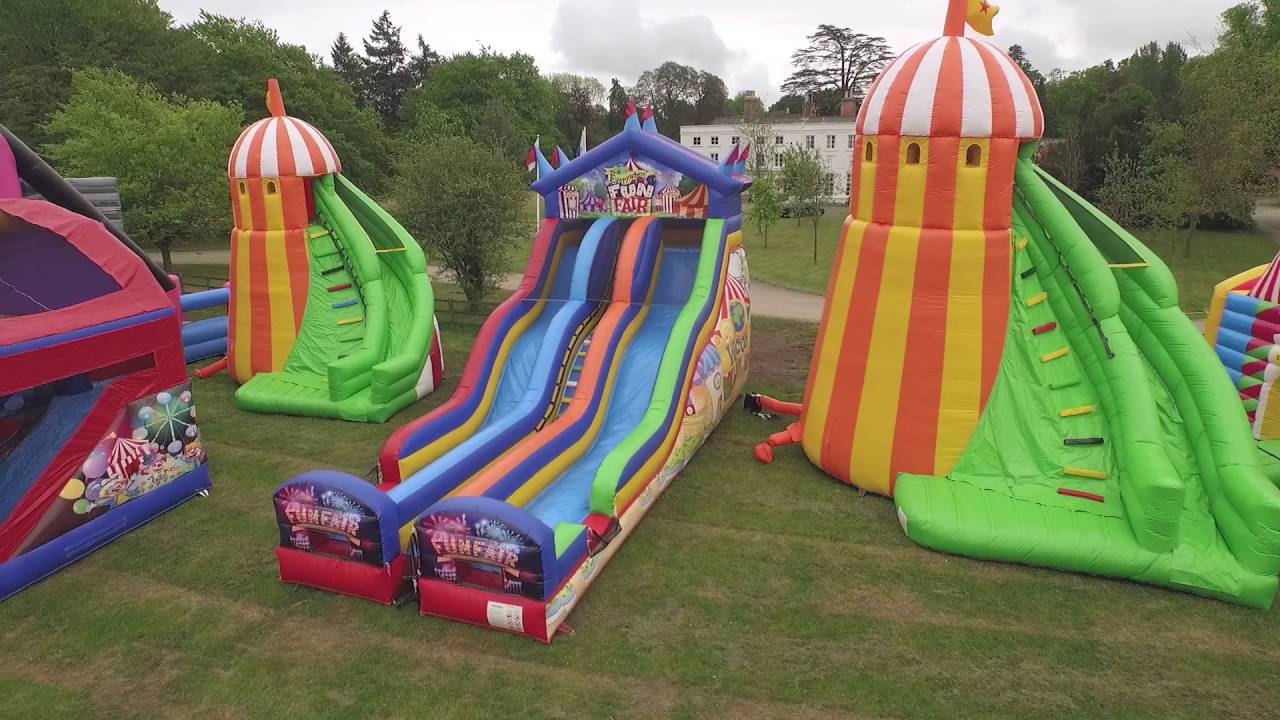 Fun Fair Inflatable Slide - YouTube