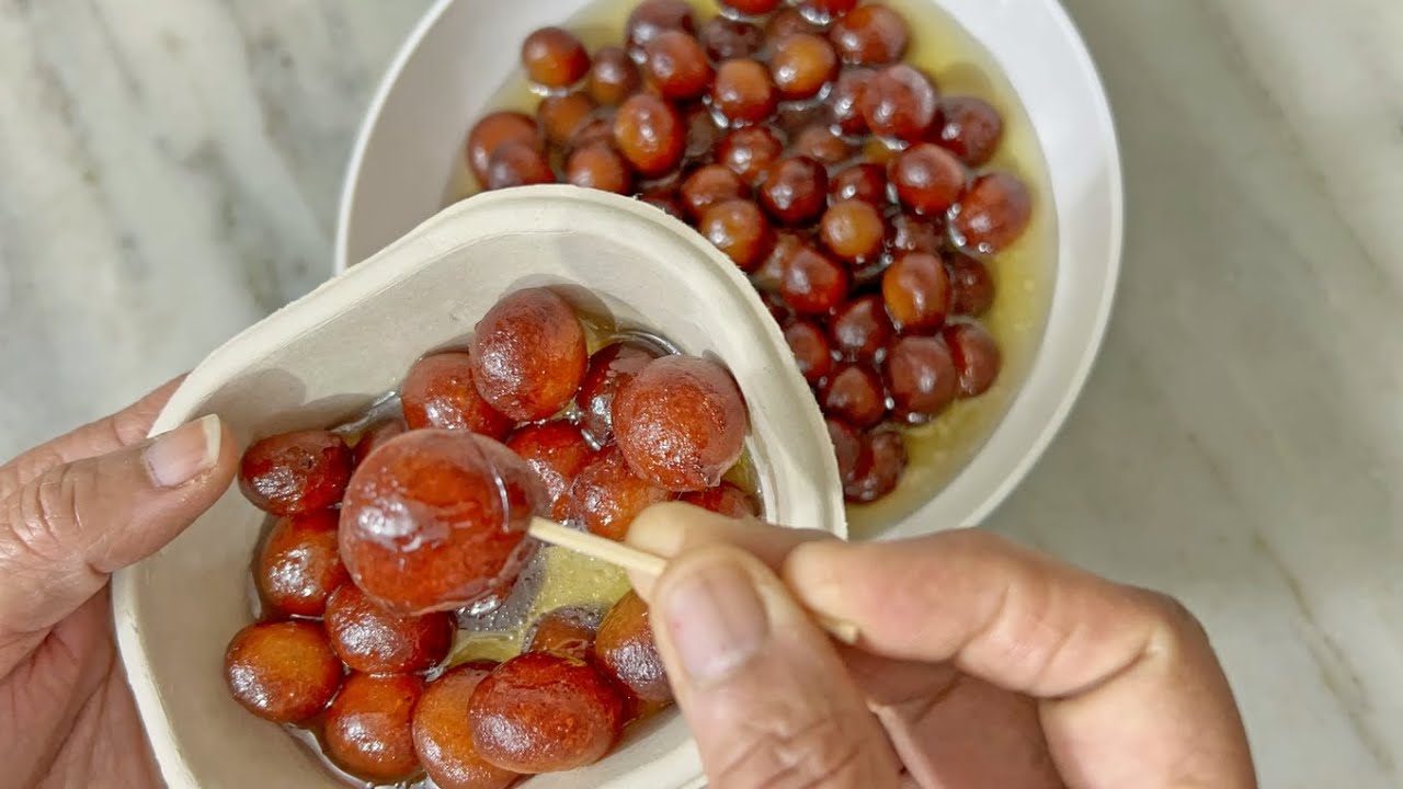 Easy-Spongy Mini Gulab Jamun Recipe | The Secret Behind Homemade Mini ...