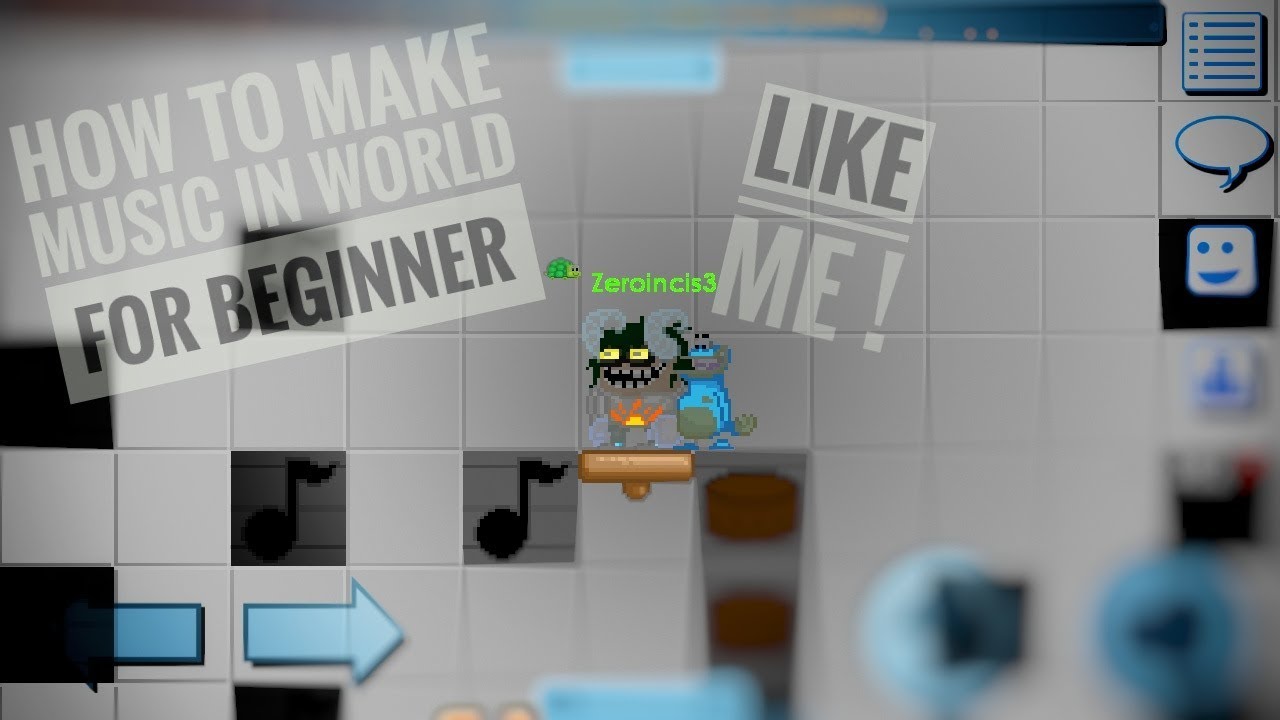 Growtopia | How to Make Music for beginner | LIKE ME! LOLZ :D - YouTube