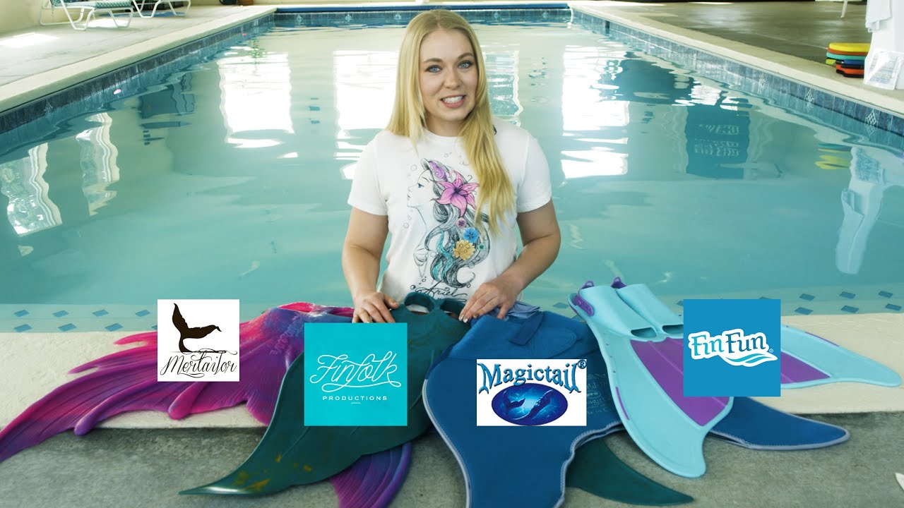 5 Professional Monofins reviewed by Mermaid Calissa - YouTube