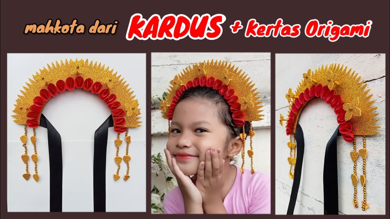 MEMBUAT MAHKOTA HIASAN KEPALA MELAYU "SUNTING PADANG MINANG" DARI ...