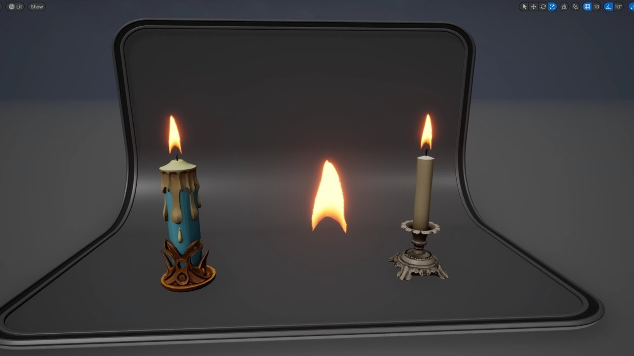 Candle Flame VFX – Realistic Fire Effect for Unreal Engine - YouTube