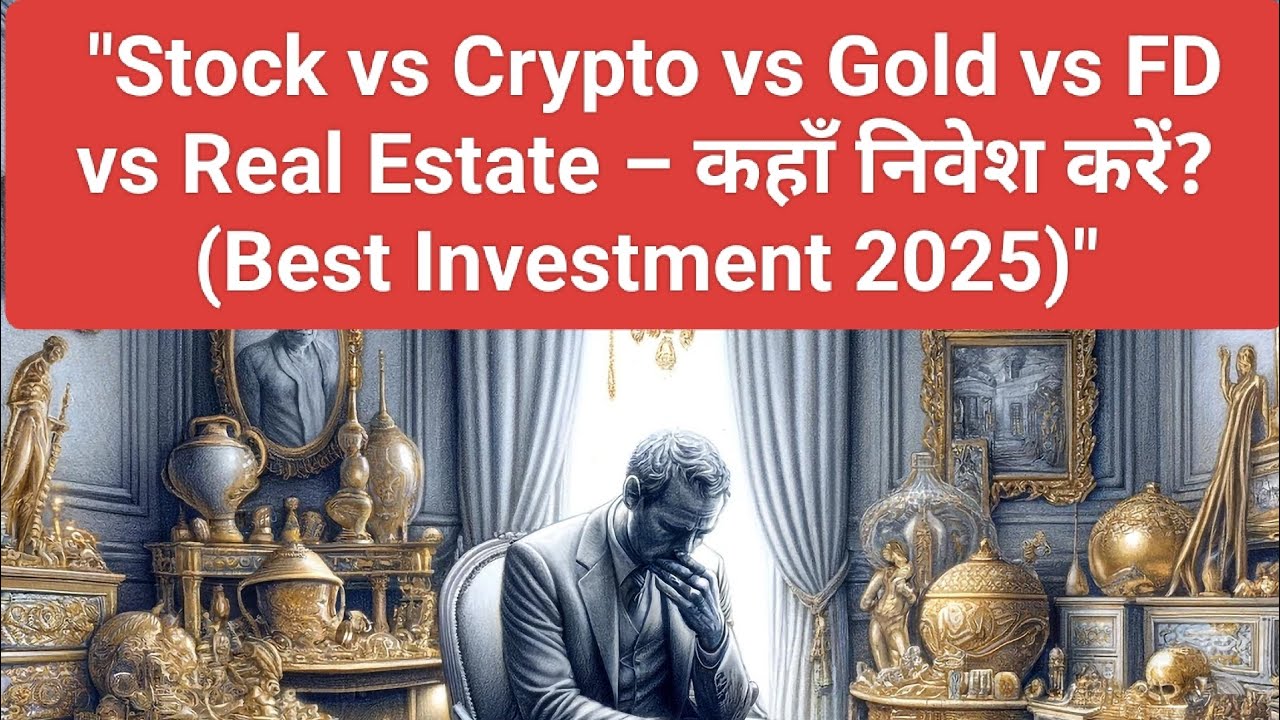 "Stock vs Crypto vs Gold vs FD vs Real Estate – कहाँ निवेश करें? (Best ...