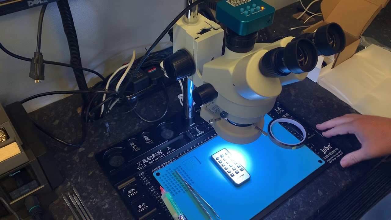 FoneFunshop Ultimate Microscope and Rework Station Set - YouTube