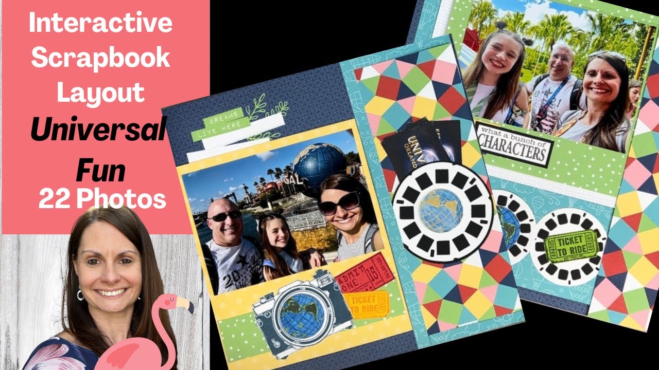 Interactive Scrapbook Pages | Universal Fun | 12x12 Scrapbook Ideas ...