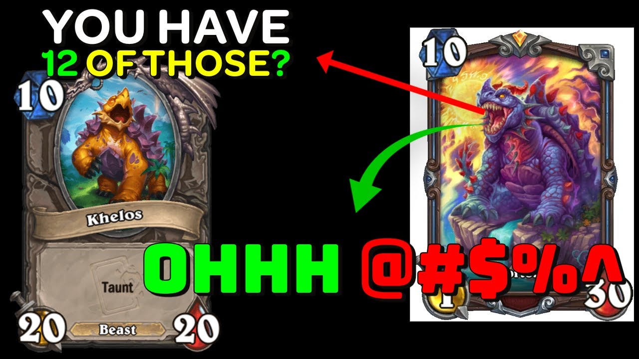 Hearthstone: - (Taunt Warrior) - You Have 12 Of Those? - YouTube