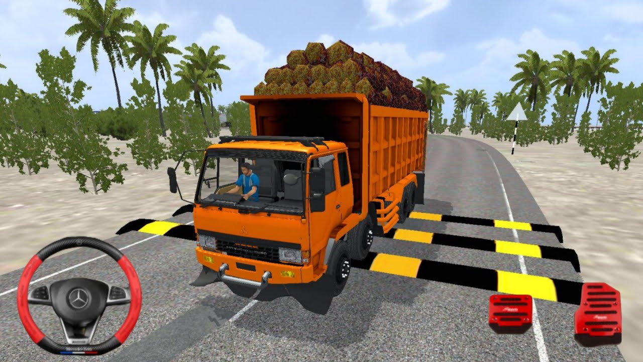 Indian Heavy Load 12 Wheeler Truck 🚛 Big Speed Breaker Road Test ...