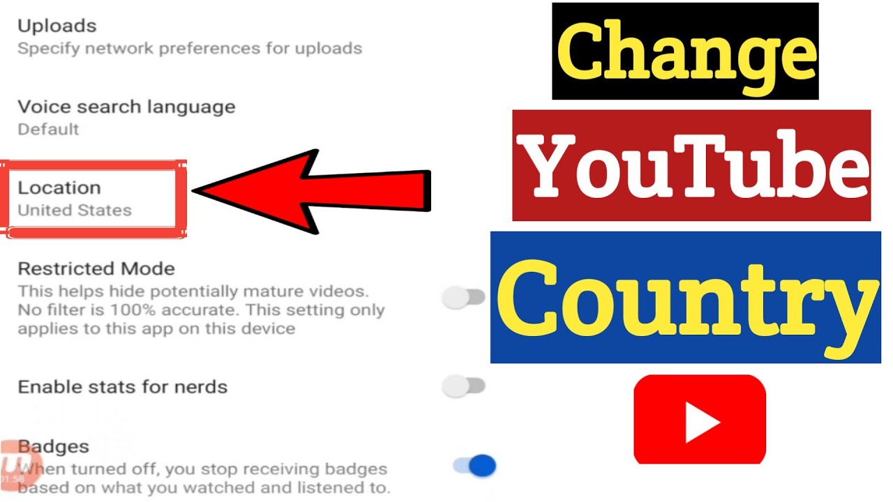 How To Change Country in YouTube 2024 | Change YouTube Location - YouTube