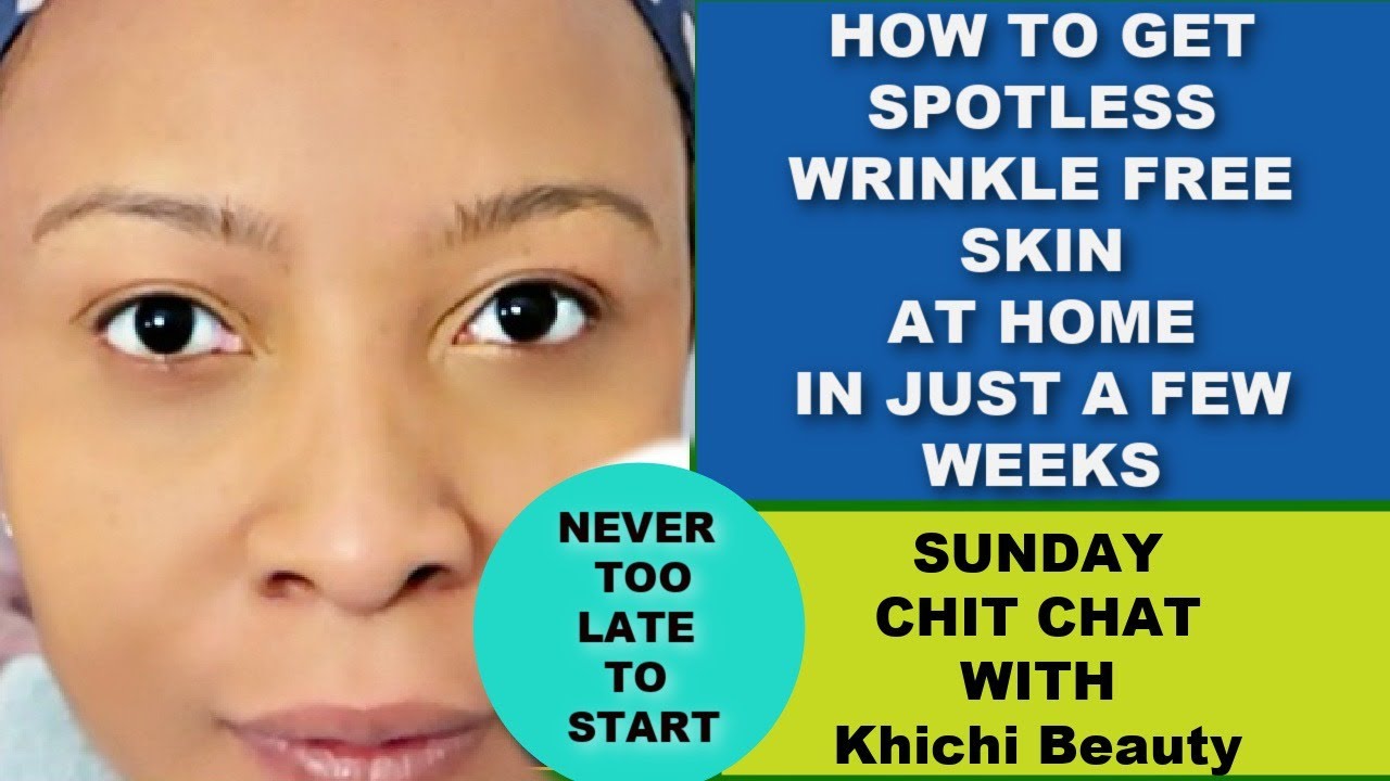 HOW TO GET SPOTLESS WRINKLE FREE SKIN AT HOME IN JUST WEEKS - YouTube