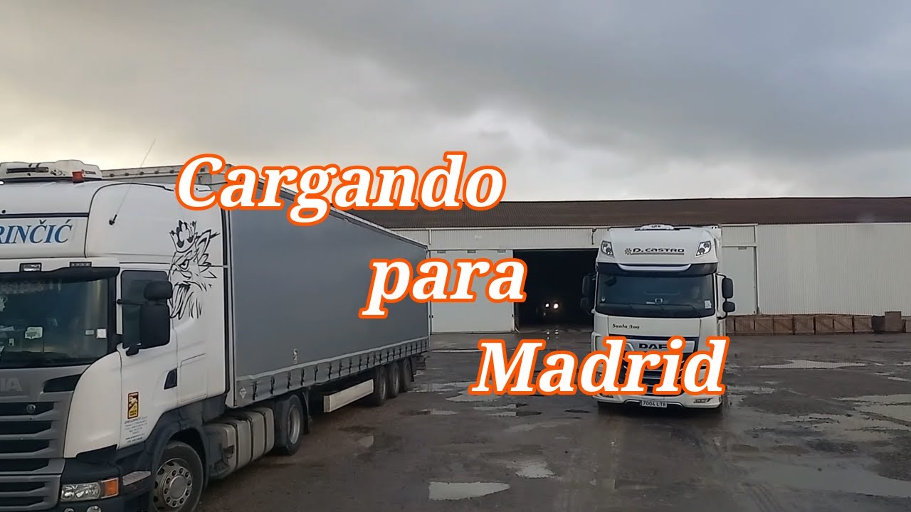 Viajamos en Camión MAN TGX 580 XXL desde Audruicq hasta Madrid - YouTube