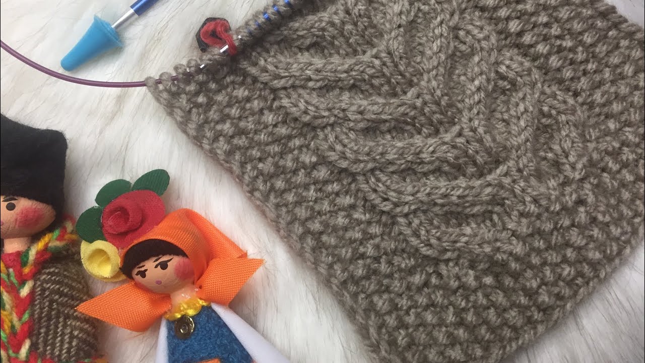 غرزة قرن الغزال /How to knit staghorn cable stitch 2021/11/2 - YouTube