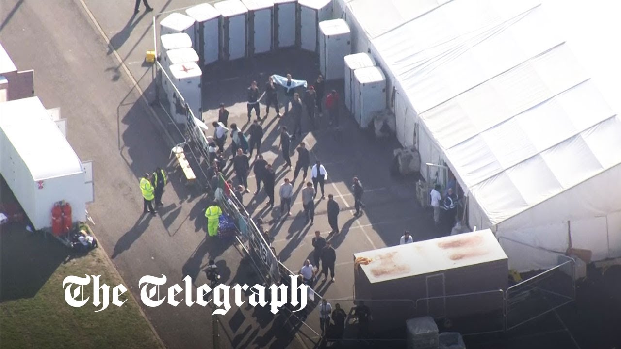 Migrants removed to hotels from Manston's overcrowded processing centre ...