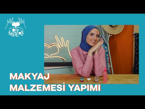 Evde Makyaj Malzemesi Nasıl Yapılır ? // Doğal Makyaj Malzemeleri Yaptık !