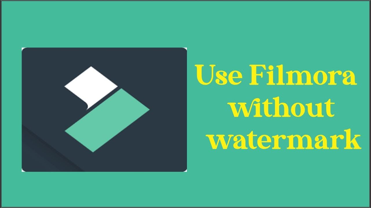 How to get wondershare filmora without watermark - neryislamic