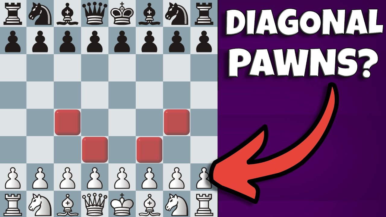 Chess but Pawns are moving diagonally | Fairy Chess - YouTube