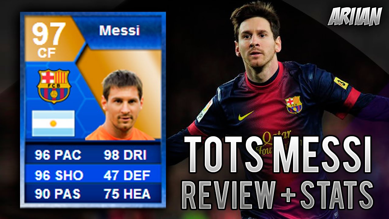 FIFA 13 | TOTS 97 Messi Review + Stats | ¿Merece La Pena? ¿Jefe o ...