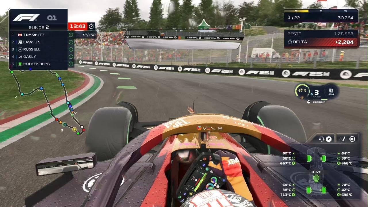 F1 25 Emilia Romanian Grand Prix Das Qualifyang Session 2025 Franz ...