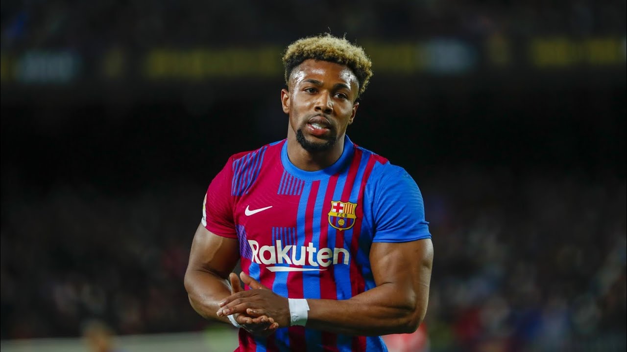 ÚNICO GOL DE ADAMA TRAORÉ PELO BARCELONA - YouTube