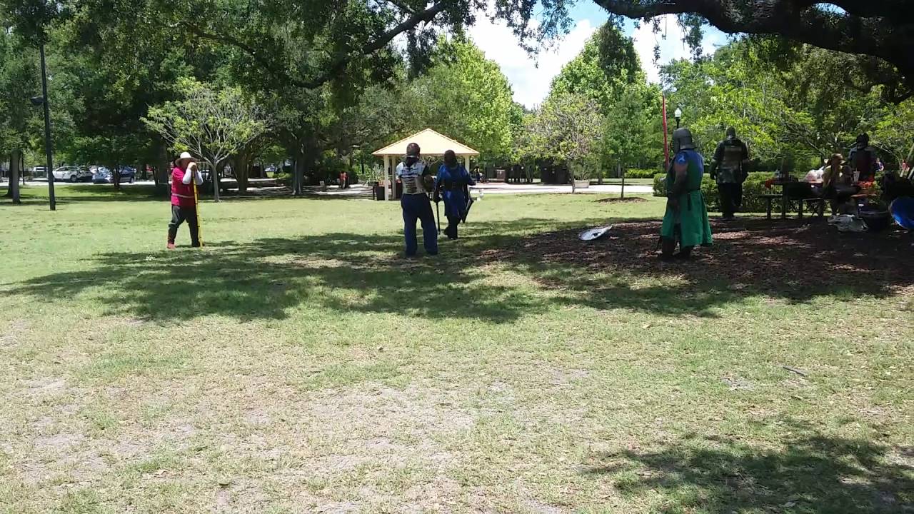 Weird people larping live action in Tampa park - YouTube