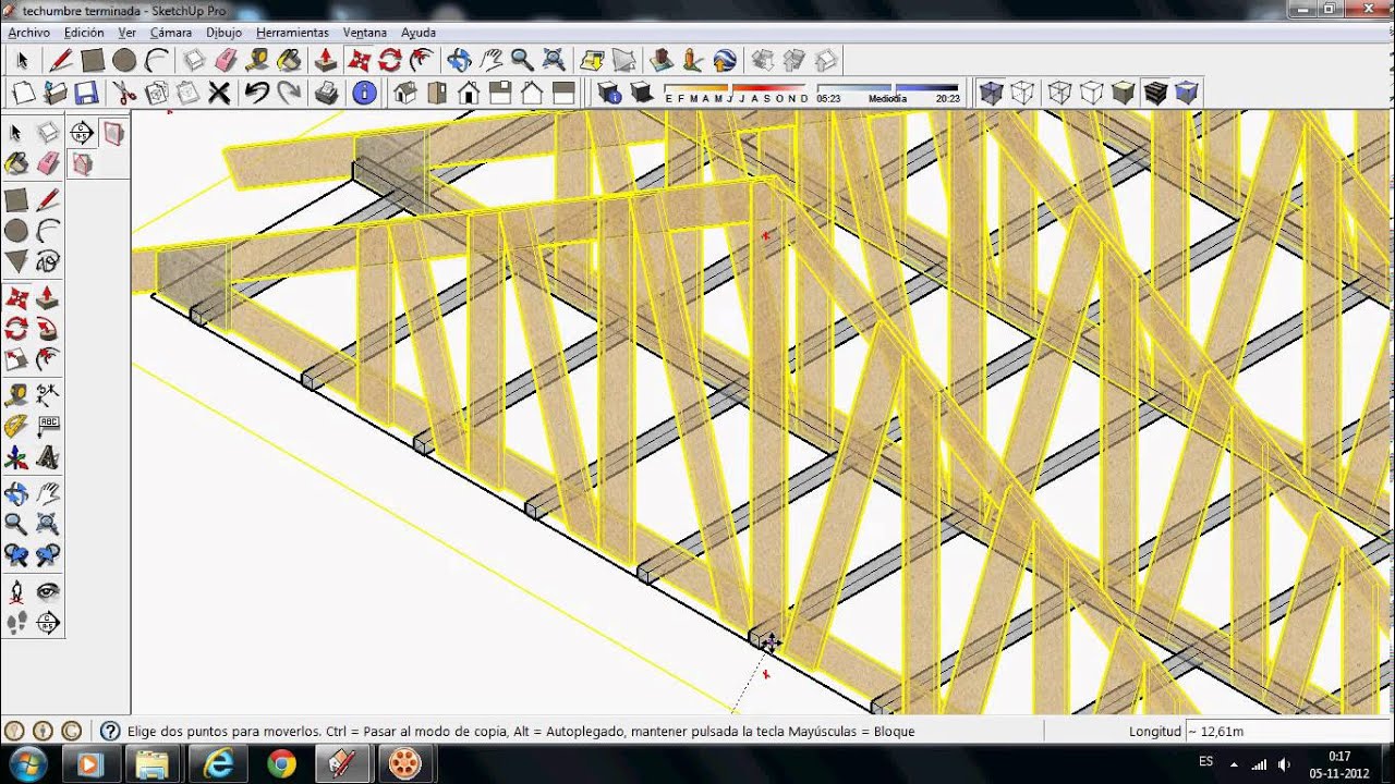 Estructura de techumbre 4° parte.mp4 - YouTube