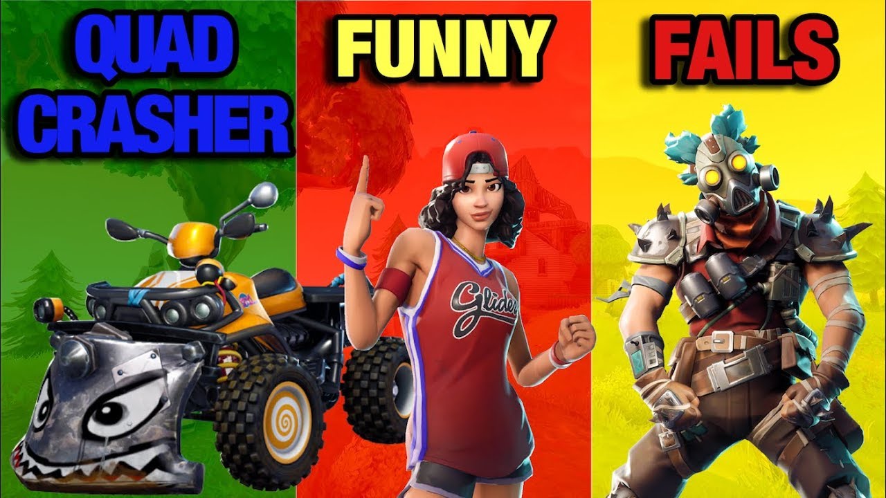 BEST of FORTNITE Battle Royale VERSUS: QUAD CRASHER vs FUNNY vs FAILS ...