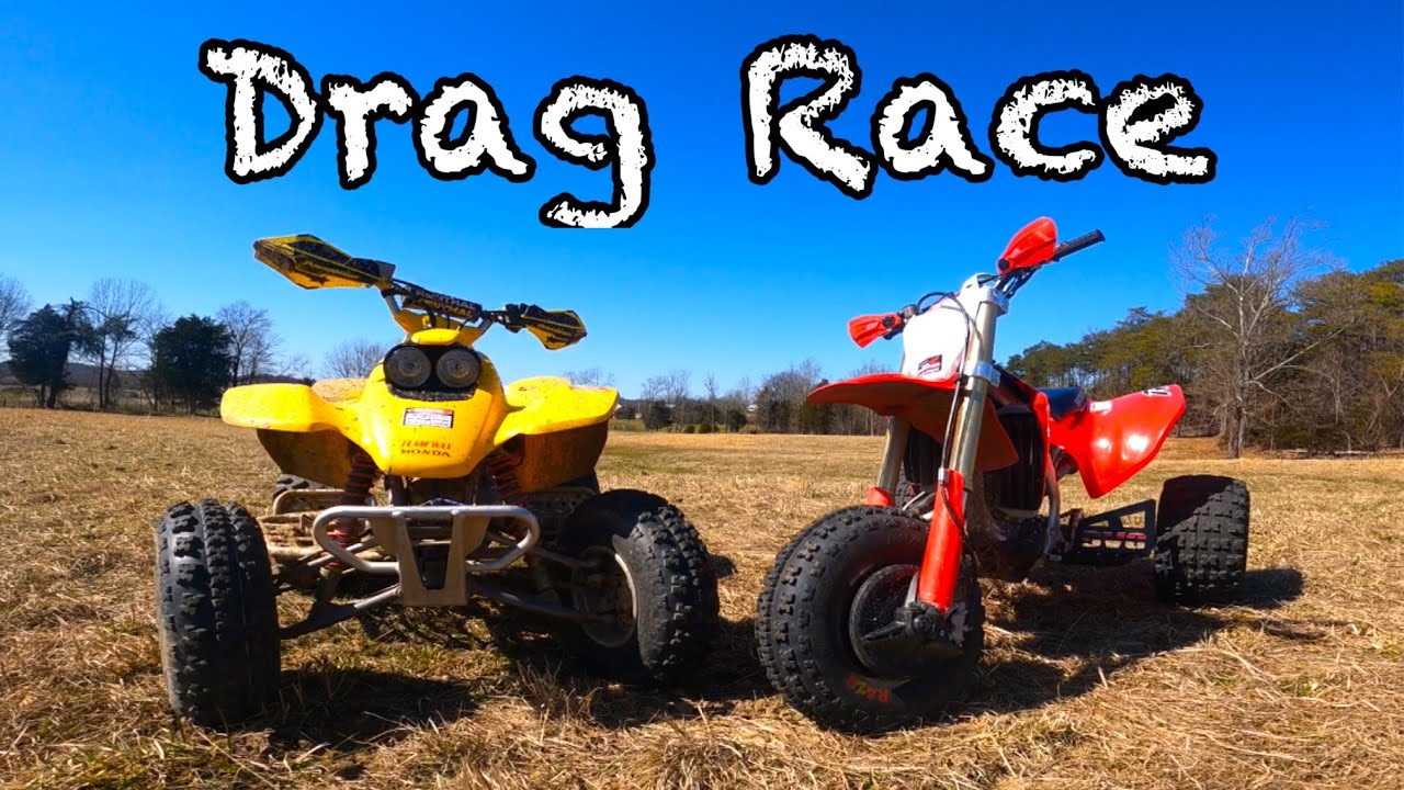 ATC450R Trike Vs 400ex DRAG RACE!|400ex Riding and Climbs - YouTube