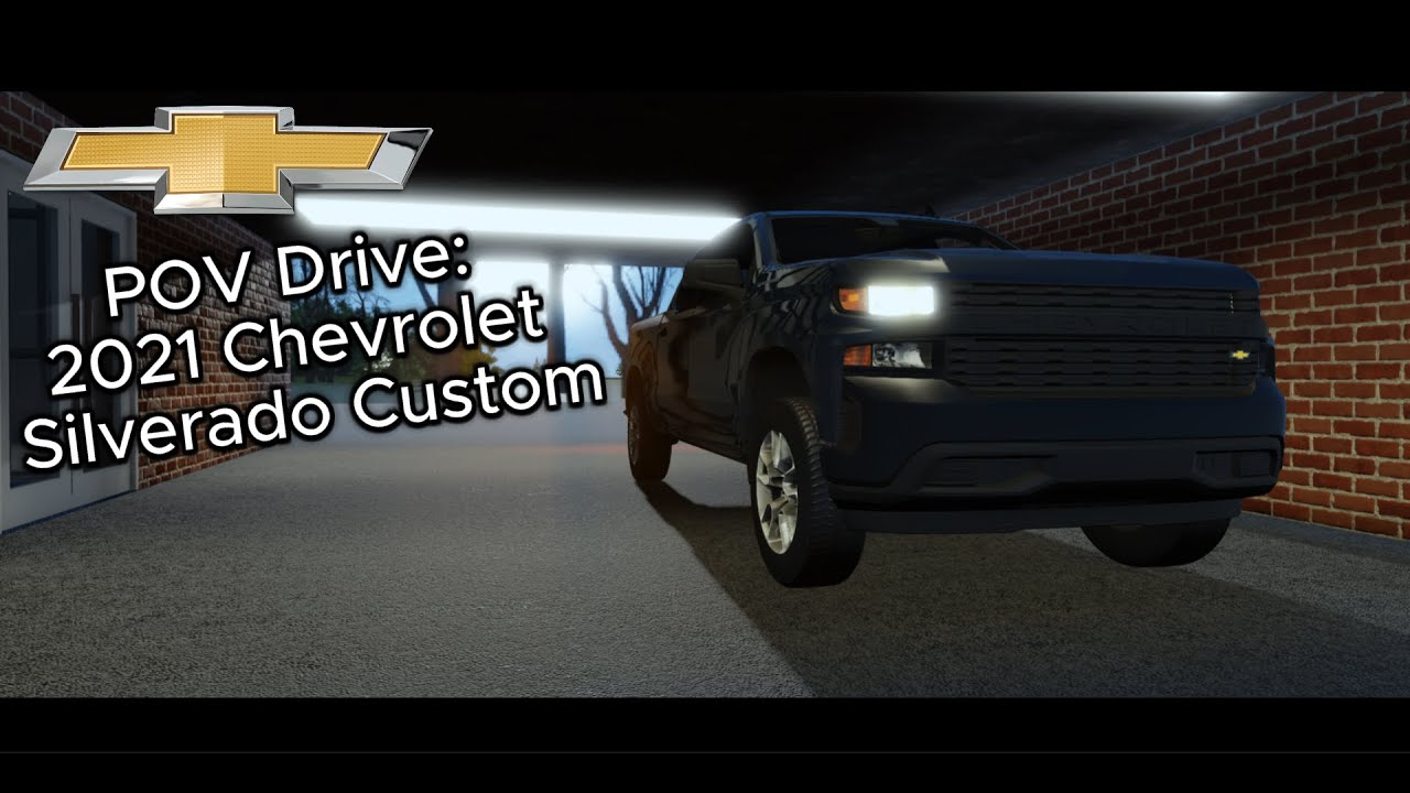 POV Drive: 2021 Chevrolet Silverado Custom (CKRP Roblox) - YouTube