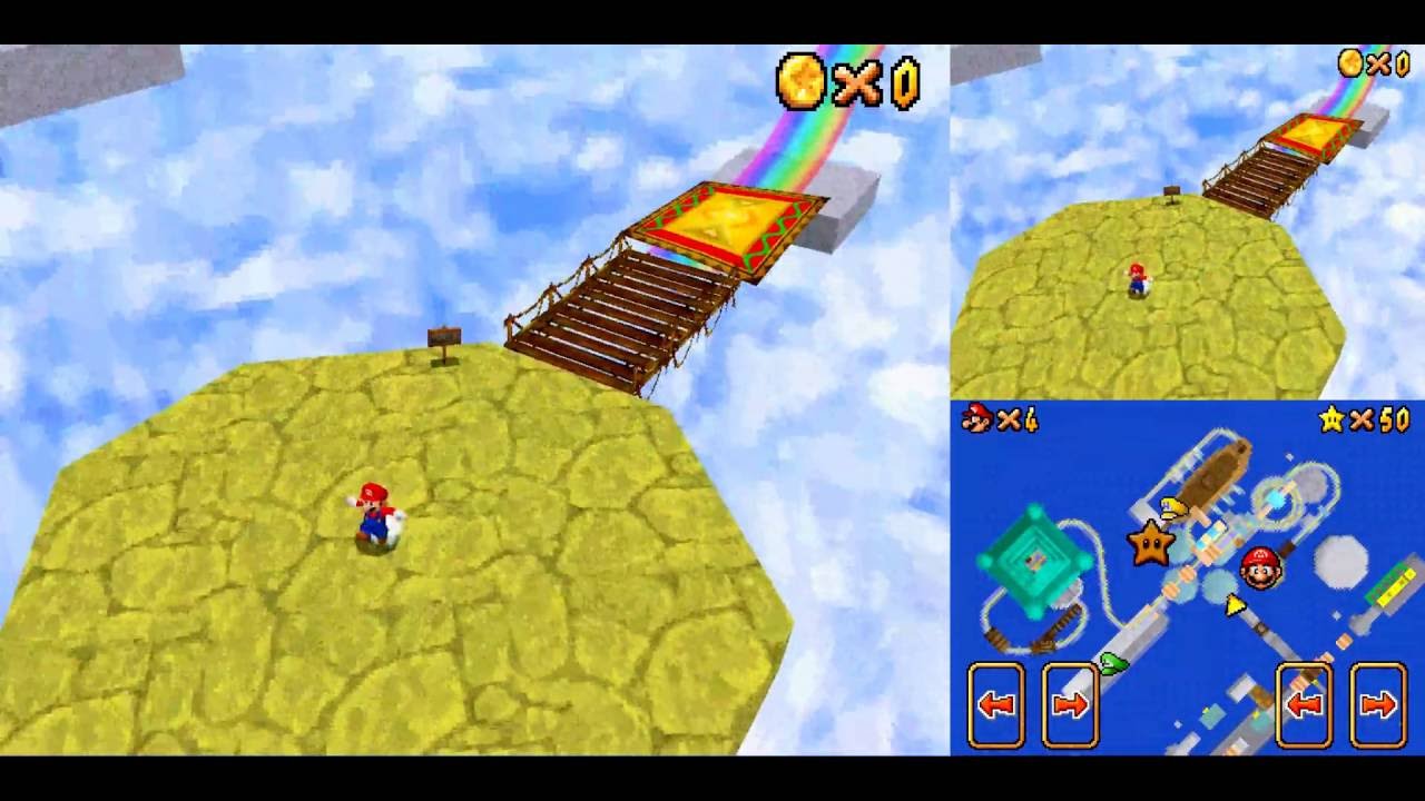 [HD] SM64DS - Switch Star of the Manor 0x B Presses - YouTube