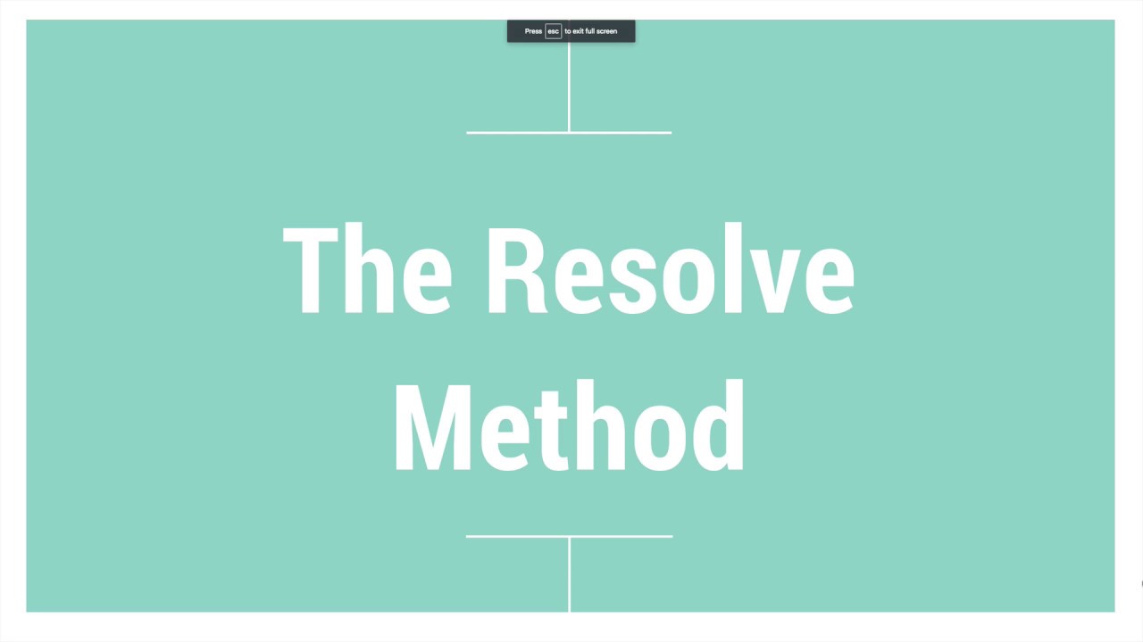The Resolve Method | Self Devaluation | German New Medicine - YouTube
