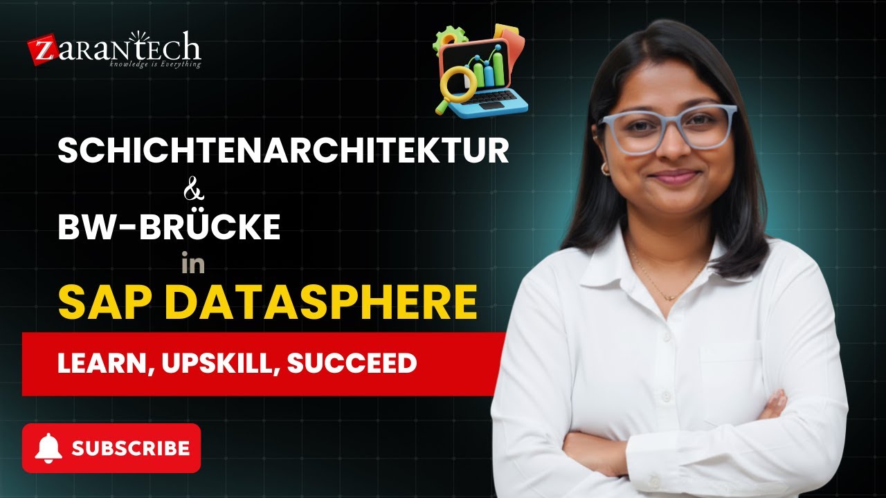 Schichtenarchitektur und BW-Brücke in SAP Datasphere | ZaranTech - YouTube