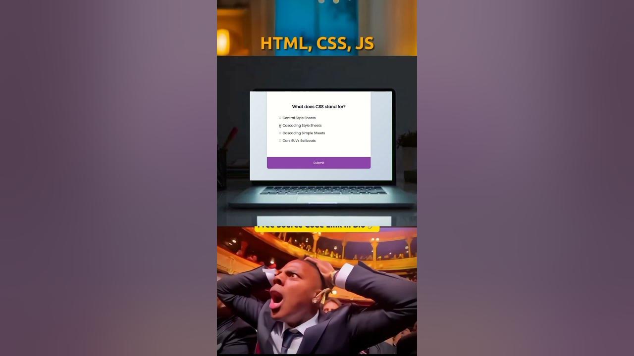 Quiz Game Using Html Css And Javascript Htmlcssjavascript Youtube
