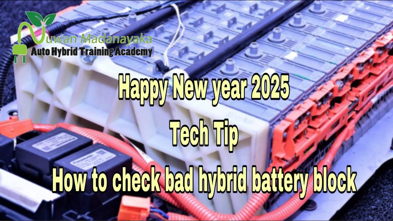 TECH TIP 1- HOW TO CHECK BAD HYBRID BATTERY BLOCK - YouTube