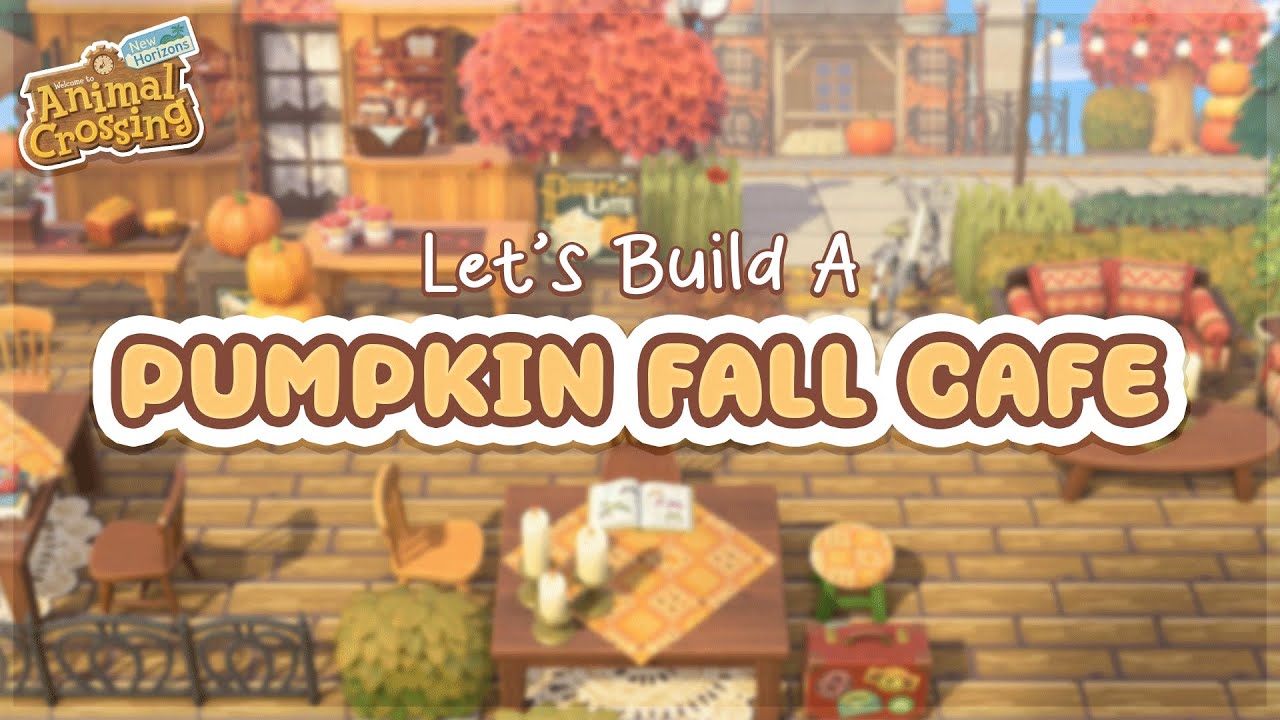 Pumpkin Fall Café | Autumn Fall Island | Animal Crossing New Horizons ...