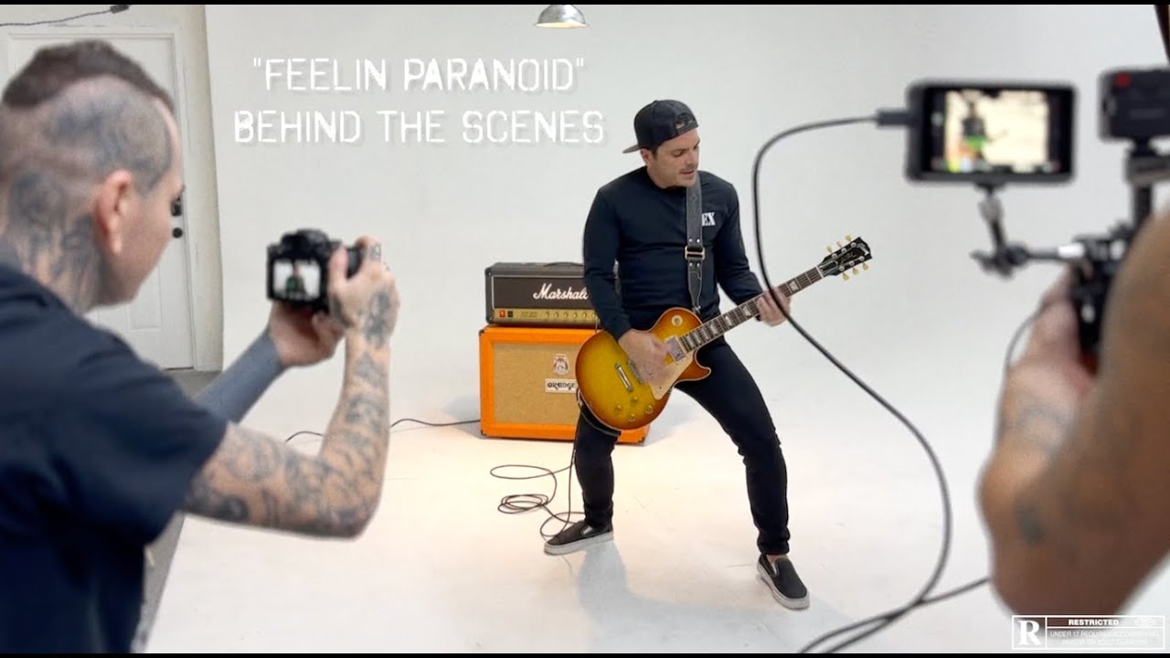 The Making Of Our "Feeling Paranoid" Music Video! - YouTube