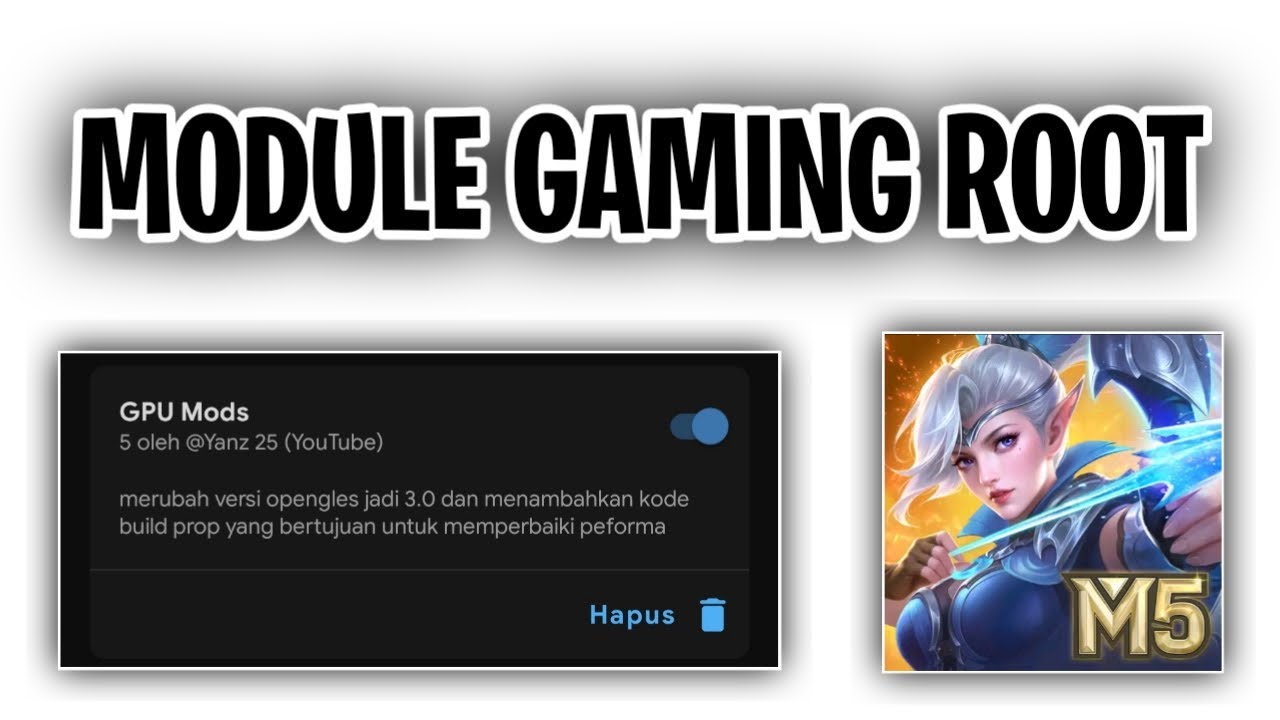 GOODBYE FRAME DROP ! MODULE GPU MODS V5 SUPPORT MAGISK & KERNELSU - YouTube