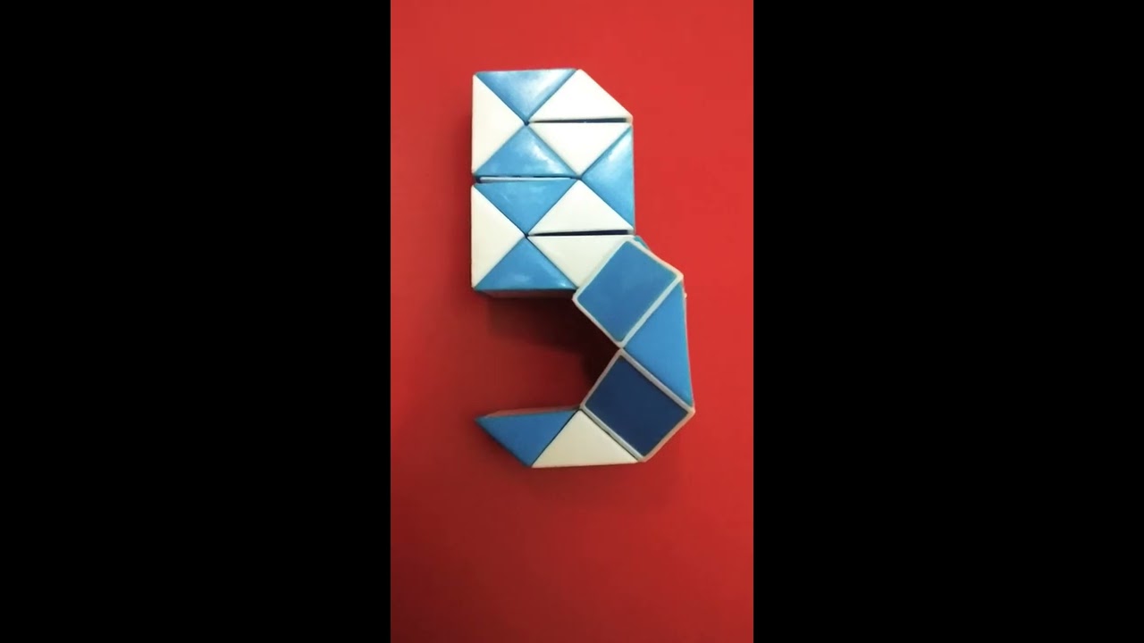 Elephant from snake cube (24 pieces ) - YouTube