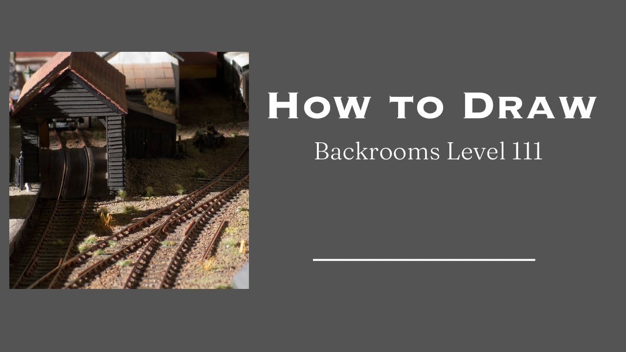 How to Draw Backrooms Level 111 - YouTube
